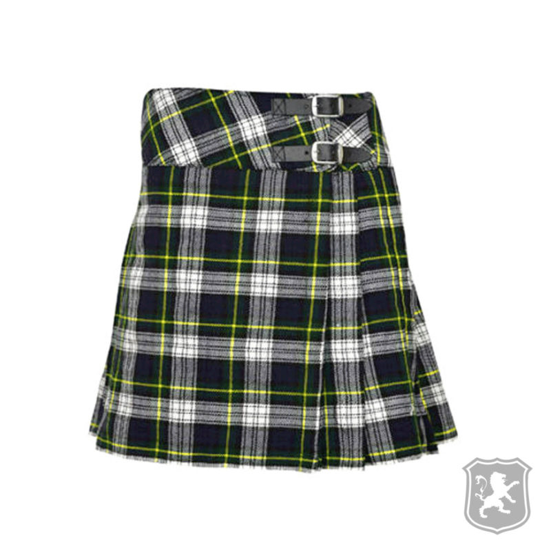 Short Blue Leather Kilt - Women's Leather Kilt for Sale