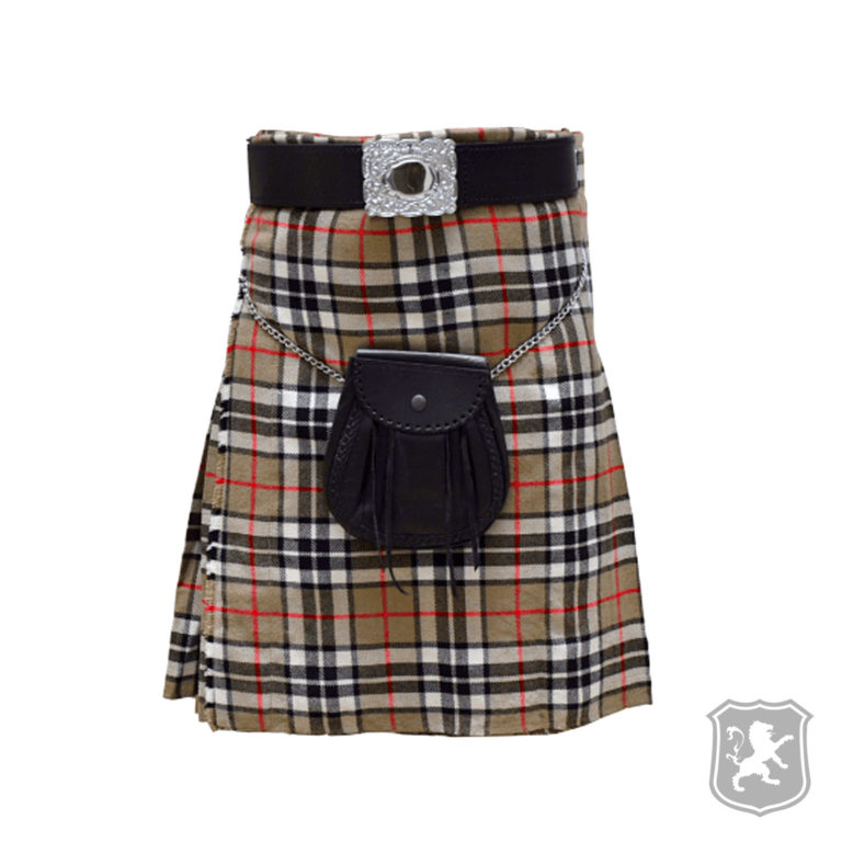 Thompson Camel Tartan Kilt - Men's Tartan Kilt for Sale