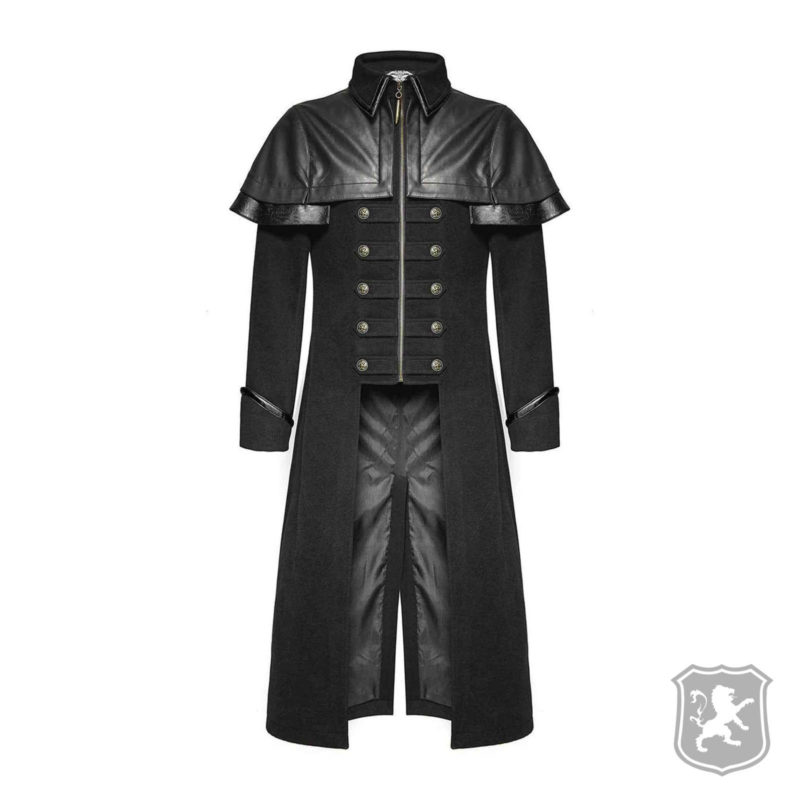 Vintage Cosplay Long Gothic Jacket - Kilt Zone