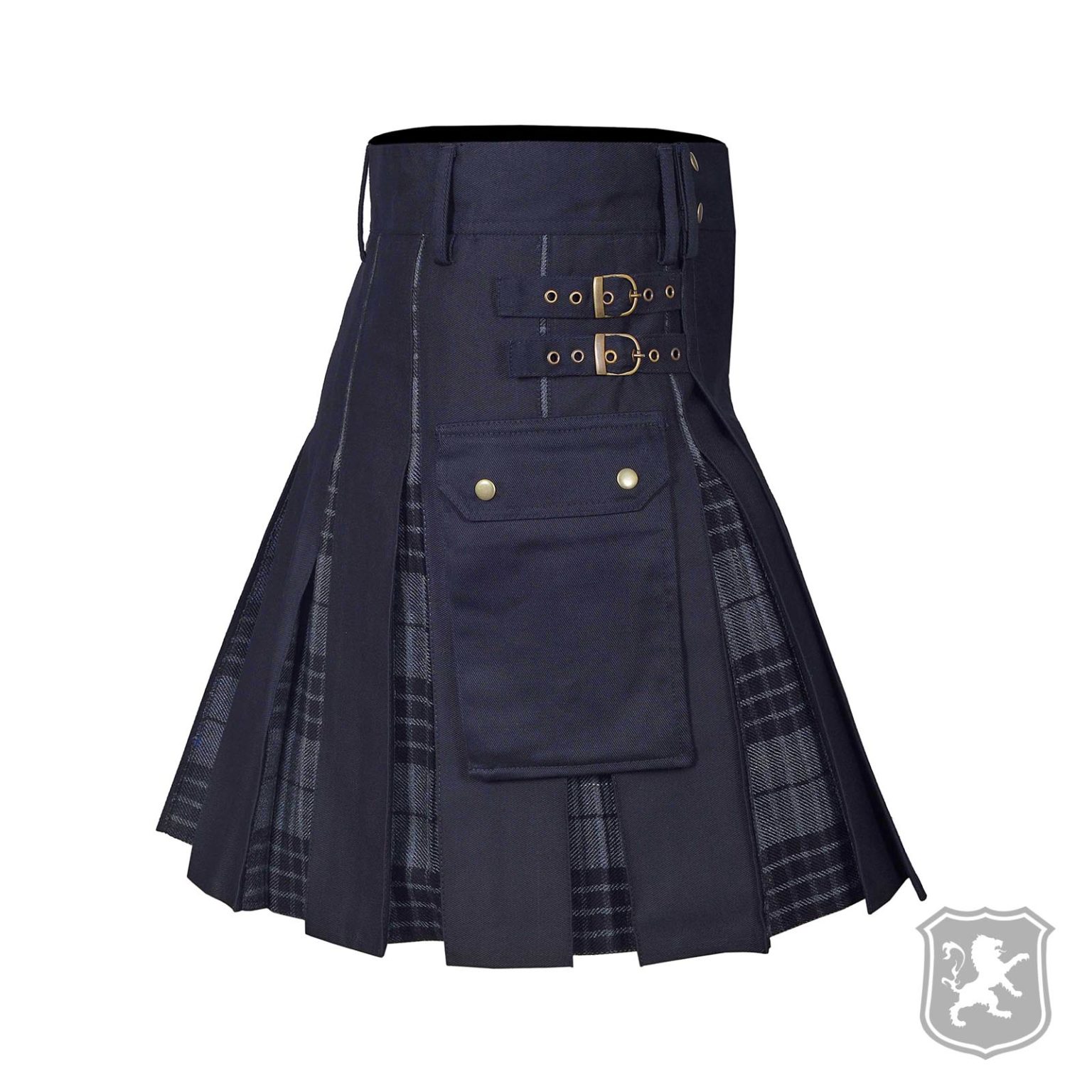 Modern Hamilton Grey Hybrid Kilt - Custom Hybrid Utility Kilt